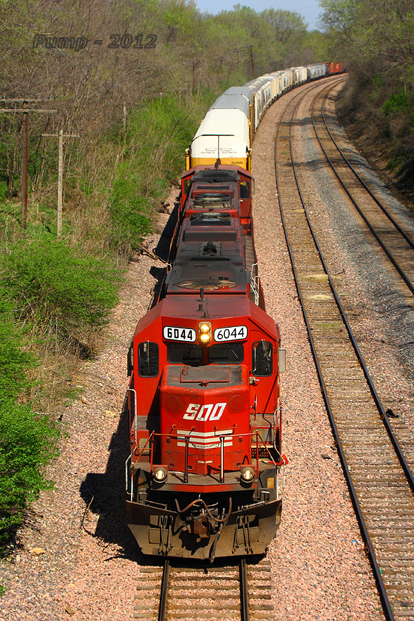 Southbound CP Manifest Train